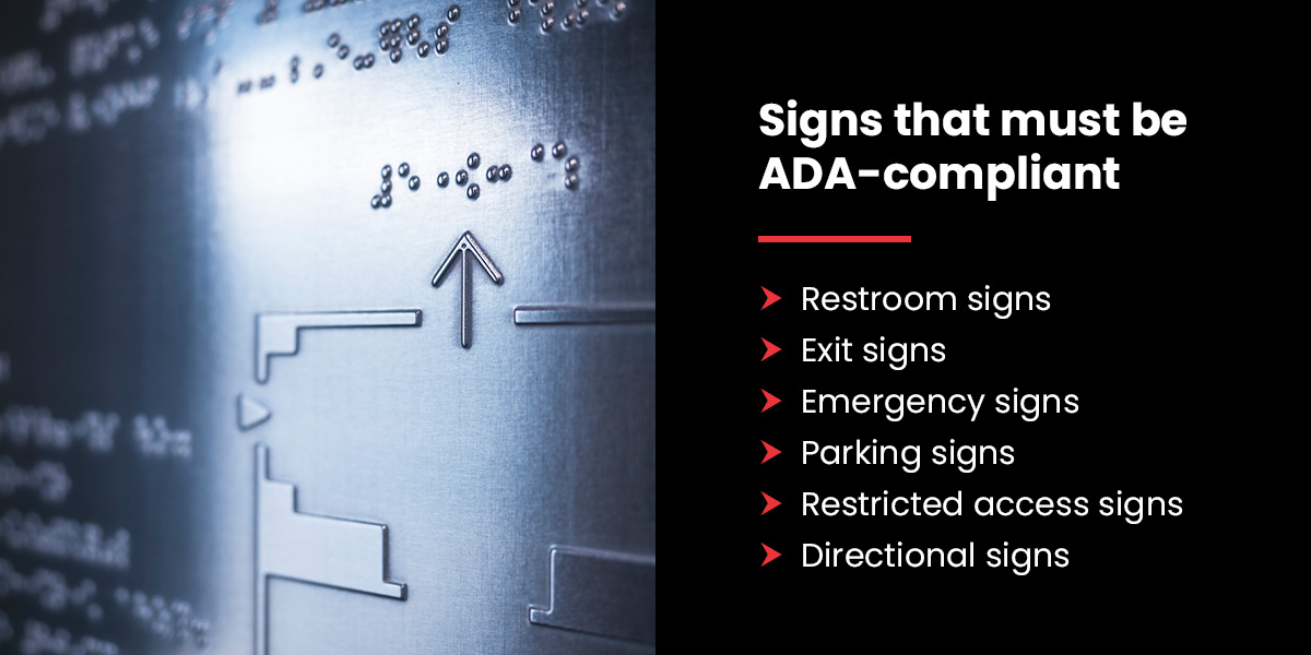 What Are the ADA Signage Requirements | Signergy Inc